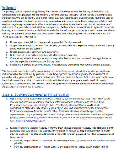 10+ Recruitment Process Timeline Templates in PDF | MS Word