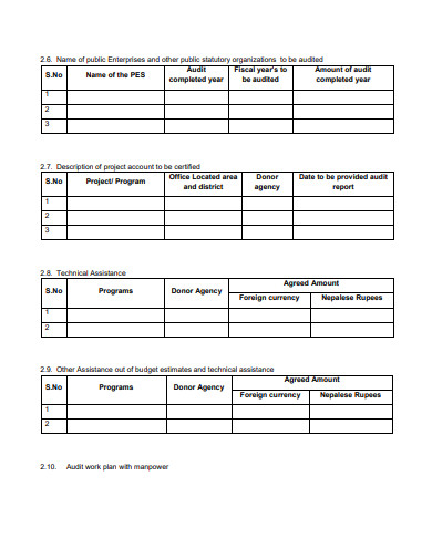 9+ Financial Audit Checklist Template in PDF | DOC
