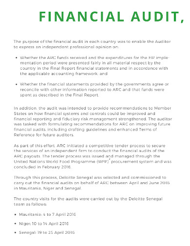 10 Audit Summary Report Templates In PDF Word