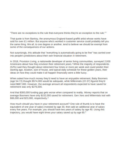 11+ Retirement Daily Schedule Templates in PDF | DOC