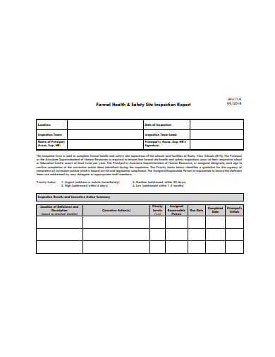 13+ Safety Inspection Report Templates in DOC | PDF