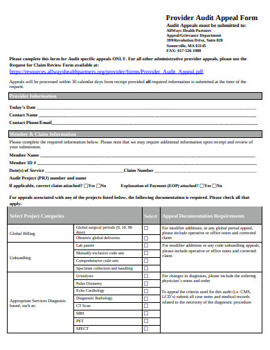 10+ Medical Record Audit Form Templates in PDF