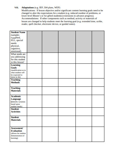 11 Higher Education Lesson Plan Templates In PDF DOC 11 Higher Education Lesson Plan Templates In PDF DOC