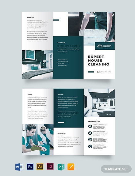 27+ Best Cleaning Brochure Templates - Word, PSD, EPS