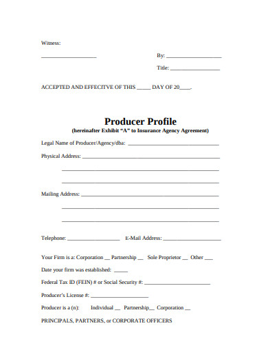 11+ Insurance Agency Agreement Templates in DOC | PDF