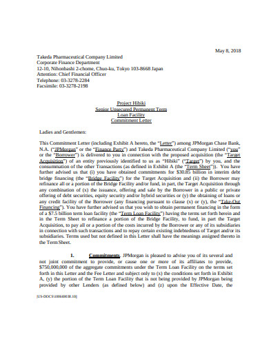 11+ Investment Commitment Letter Templates in PDF | DOC