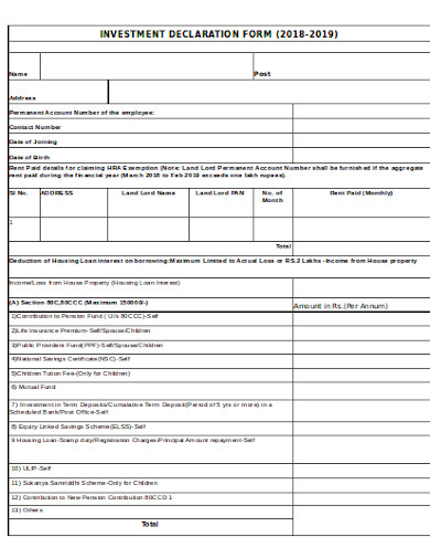 11+ Investment Templates In Excel
