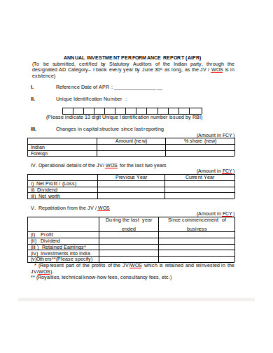 11+ Investment Performance Report Templates in PDF | DOC