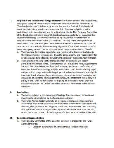 11+ Investment Strategy Templates in DOC | PDF
