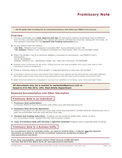 10+ Investment promissory Note Templates in PDF | DOC