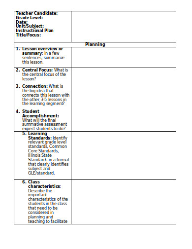 11 Language Lesson Plan Templates In DOC PDF 11 Language Lesson Plan Templates In DOC PDF