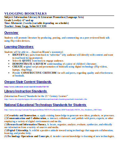 11+ Librarian Lesson Plan Templates in PDF | DOC