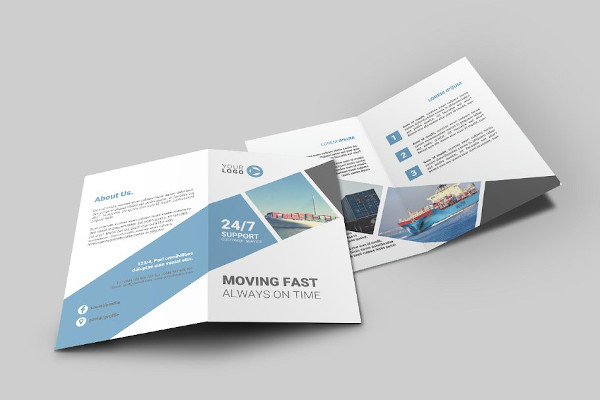10+ Logistics Brochure Templates in AI | InDesign | PSD