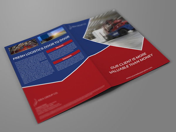 10+ Logistics Brochure Templates in AI | InDesign | PSD