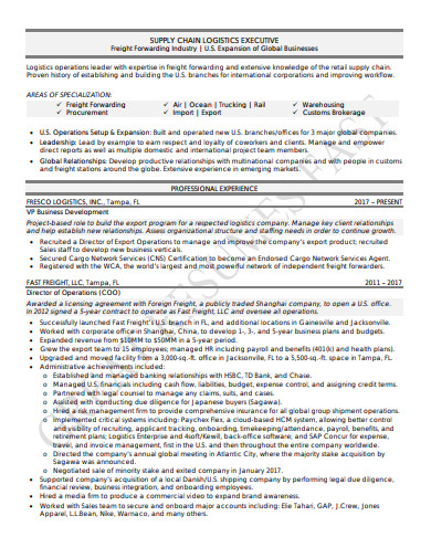 12+ Logistics Resume Templates in PDF | MS Word | Apple Pages