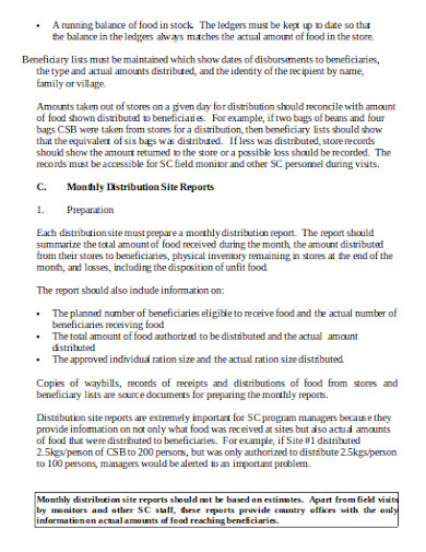 8+ Logistics Monthly Report Templates in PDF | MS Word