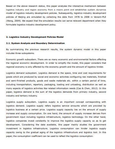 9+ Logistics Policy Templates in PDF | MS Word