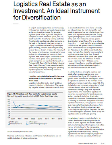 11+ Logistic Report Templates in PDF