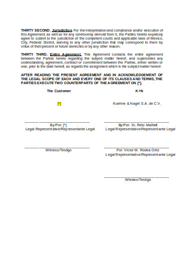 11+ Logistics Services Contract Templates in Google Docs | Word | Pages ...