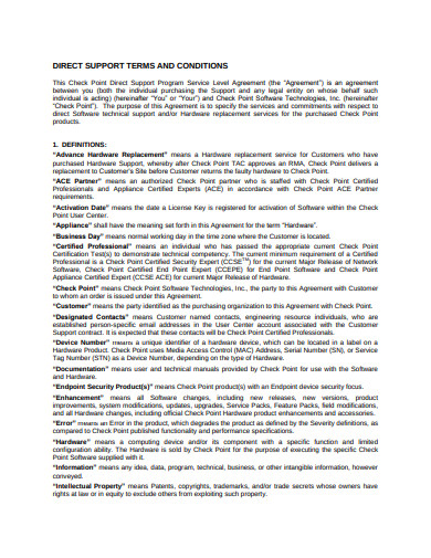 10+ Logistics Service Level Agreement Templates in PDF | Word
