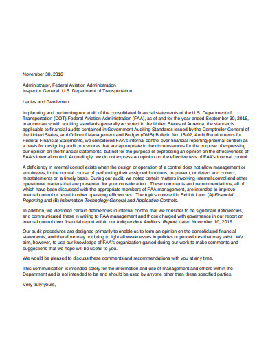 10+ Audit Management Letter Templates in Doc | PDF