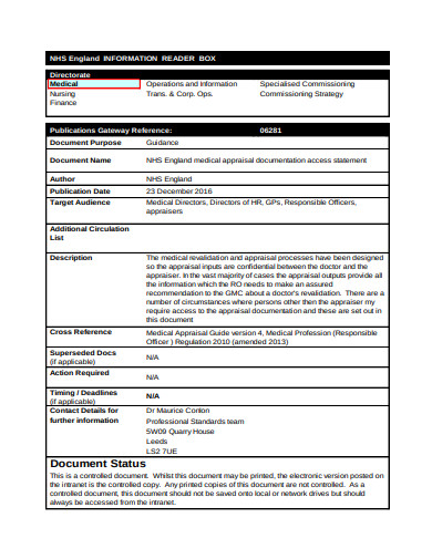10+ Access Statement Templates in PDF | DOC