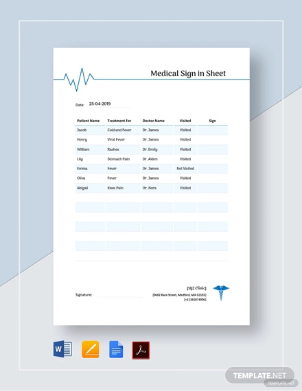 91+ Sign In Sheet Templates - DOC, PDF