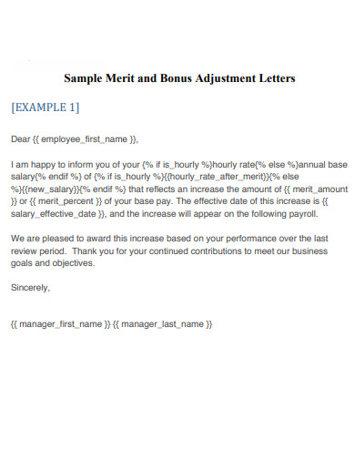 6+ Bonus Award Letter Templates in PDF