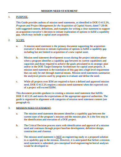 11+ Needs Statement Templates in PDF | DOC