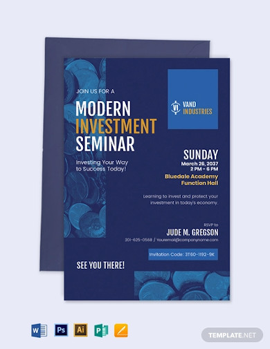 6+ Investment Invitation Templates in Illustrator | Word | Pages ...
