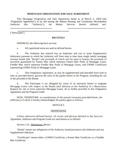 11+ Mortgage Agreement Templates in PDF | DOC