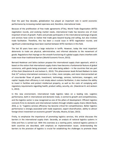 9+ Logistics Policy Templates in PDF | MS Word