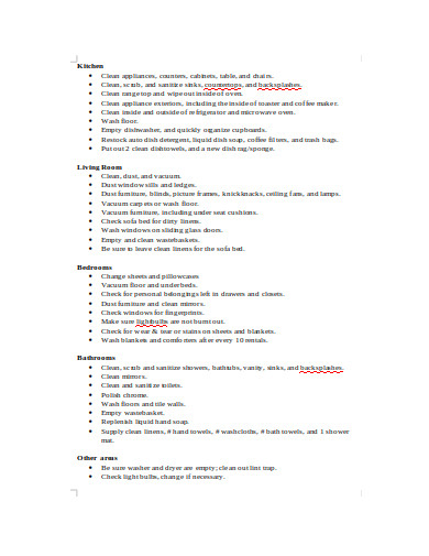 Free 14+ Office Cleaning Checklist Templates in PDF | DOC