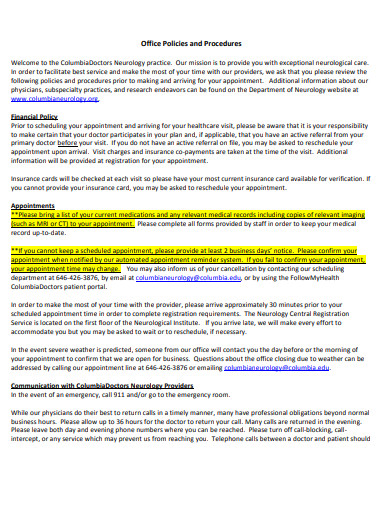 10+ Office Policy Templates in PDF | DOC
