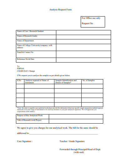 8+ Office Request Form Templates in PDF | Word | XLS