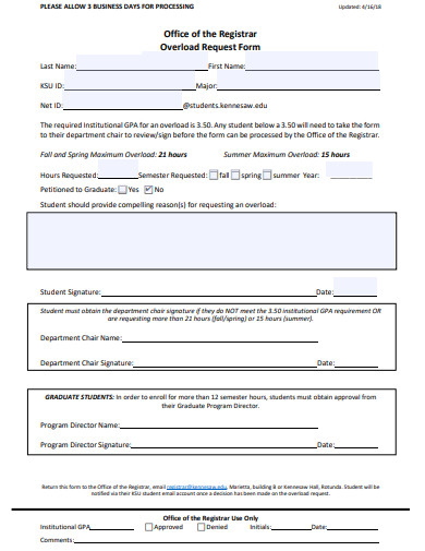 8+ Office Request Form Templates in PDF | Word | XLS