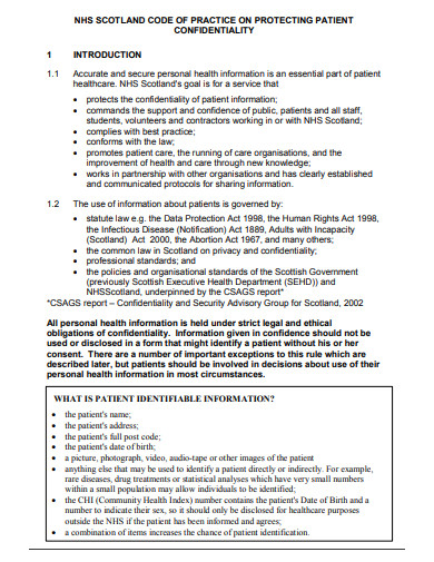 8+ Confidentiality Policy Templates in PDF | MS Word
