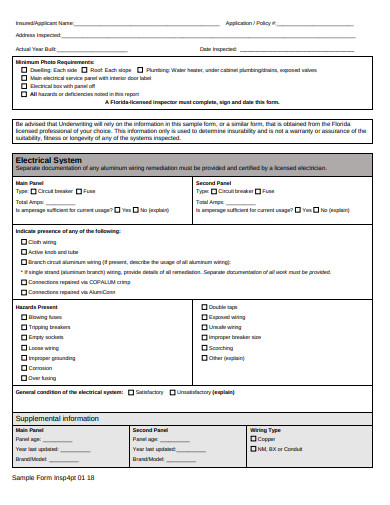 11+ Inspection Report Form Templates in DOC | PDF