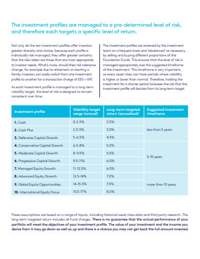 11+ Investment Brochure Templates in PDF | DOC | Illustrator | InDesign ...