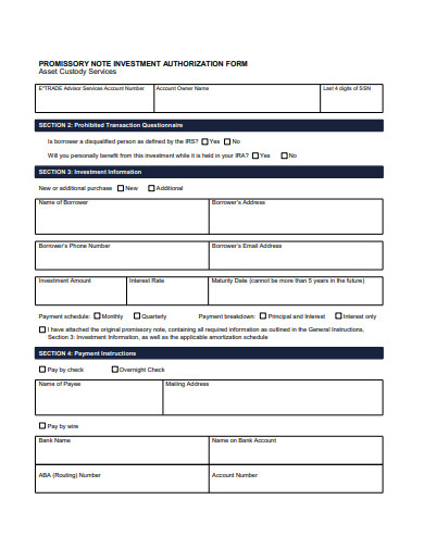 10+ Investment promissory Note Templates in PDF | DOC