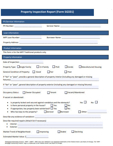11+ Inspection Report Form Templates in DOC | PDF