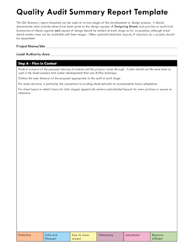 10+ Audit Summary Report Templates in PDF | Word
