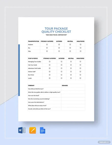 11+ Quality Audit Checklist Templates in PDF | DOC