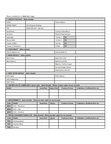 10 Recruitment Application Form Templates In Pdf Ms Word