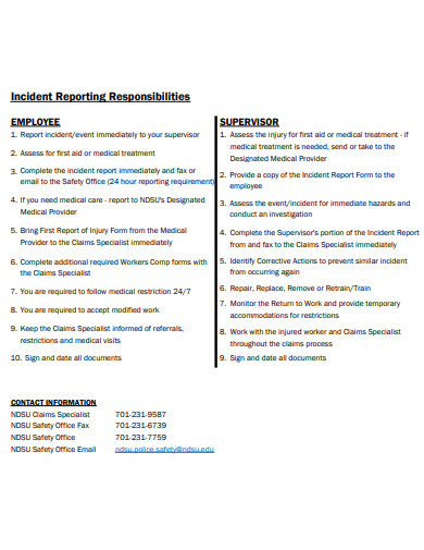 10+ Office Incident Report Templates in DOC | PDF