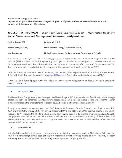 12+ Logistics Business Proposal Templates in PDF