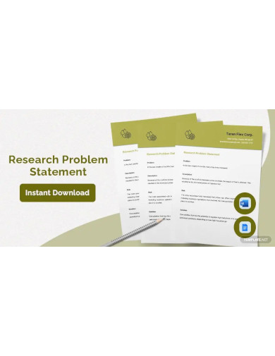 12+ Research Problem Statement Templates in PDF | MS Word | Google Docs ...