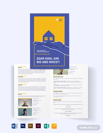 11+ Investment Brochure Templates in PDF | DOC | Illustrator | InDesign ...