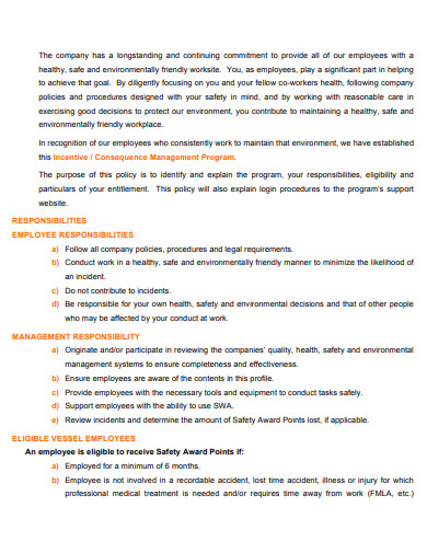 11+ Bonus Policy Templates in PDF | MS Word