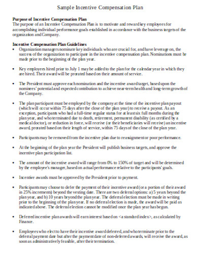 18+ Compensation Plan Templates in Google Docs | MS Word | Pages | PDF
